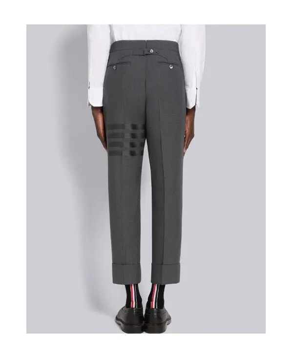 Thom Browne 4-bar Tailored Pants - Dark Gray