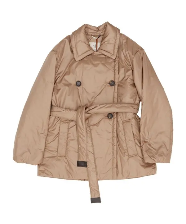 Max Mara The Cube Calla Padded Trench Coat - Light Brown