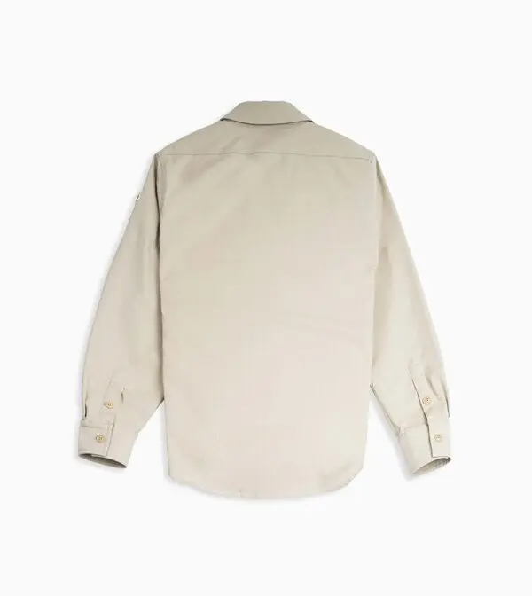 Moncler Cotton Blend Gabardine Long Sleeve Shirt