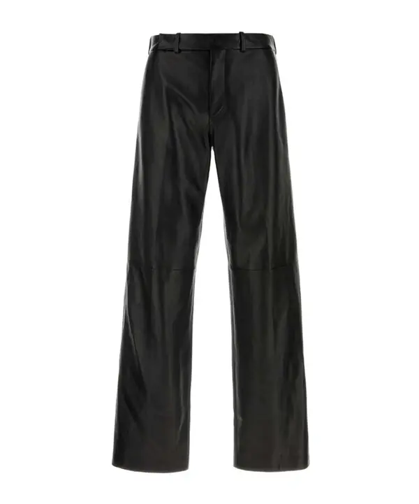 Fendi Straight-leg Leather Trousers