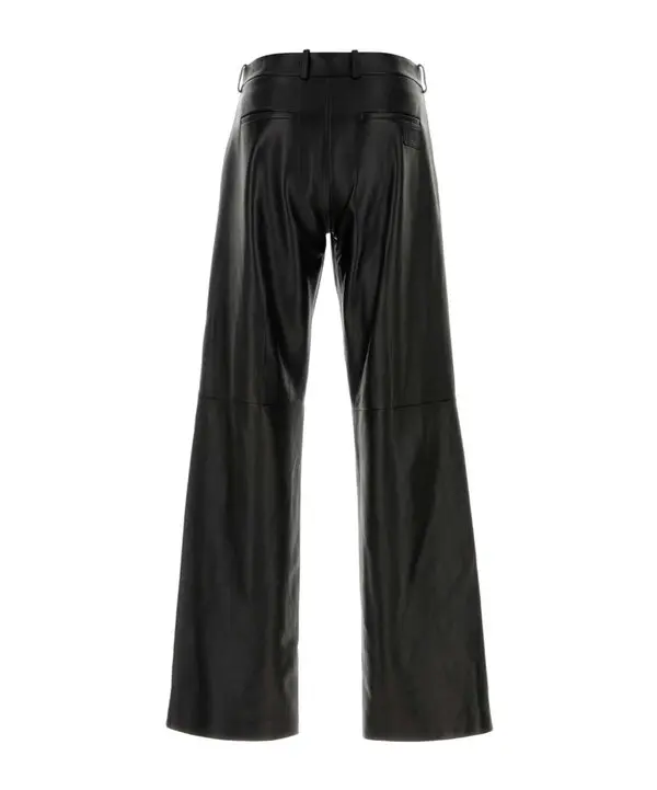 Fendi Straight-leg Leather Trousers