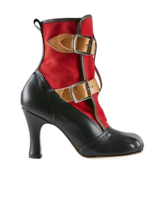 VIVIENNE WESTWOOD Bondage Buckled Boots - Red