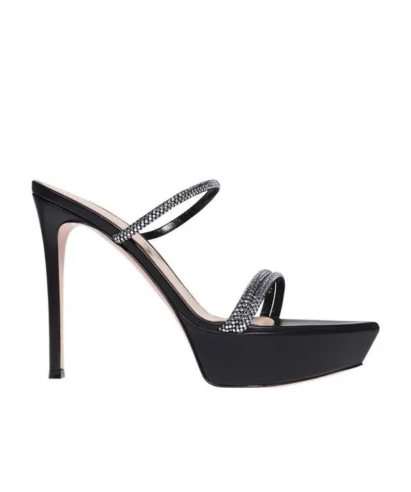 GIANVITO ROSSI Embellished Platform Sandals