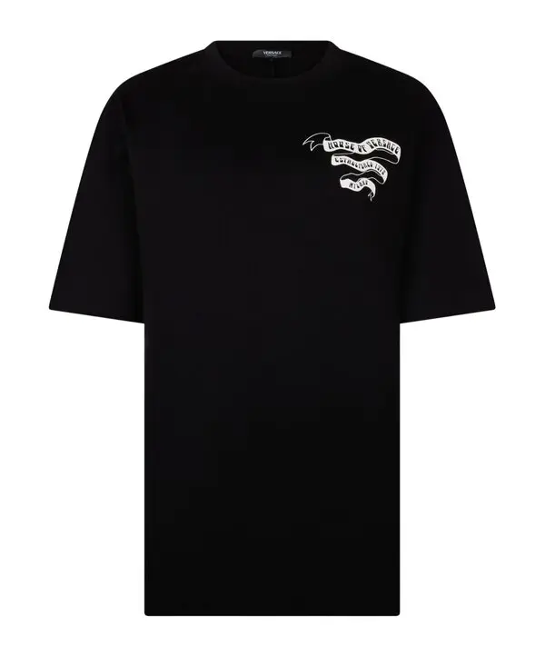 Versace House Logo Print T-shirt