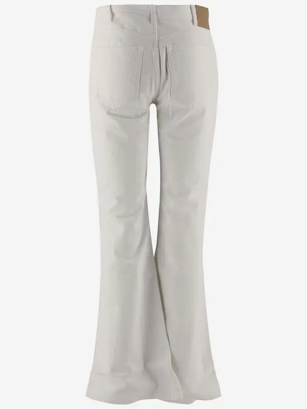 Celine Marco Jeans In Optic Wash Denim - No