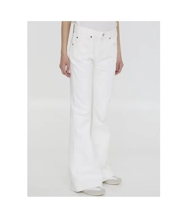 Celine Marco Jeans In Optic Wash Denim
