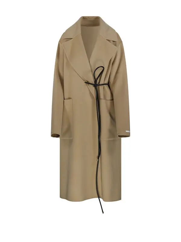 Sportmax Abate Virgin Wool Robe Coat