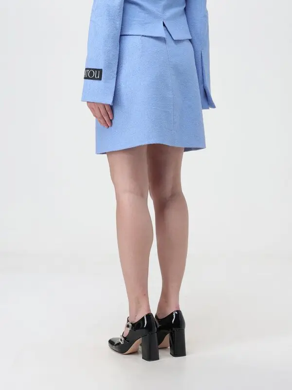 PATOU High-waisted Zipped Mini Skirt