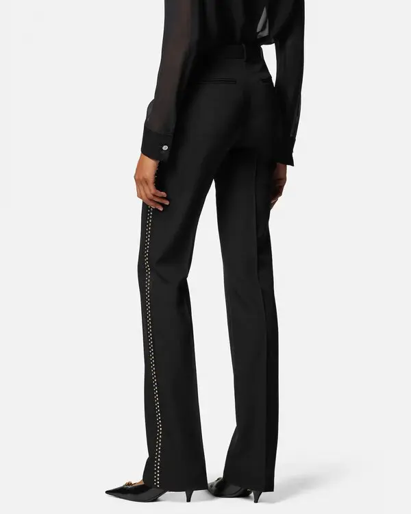 Versace Stud-embellished Trousers
