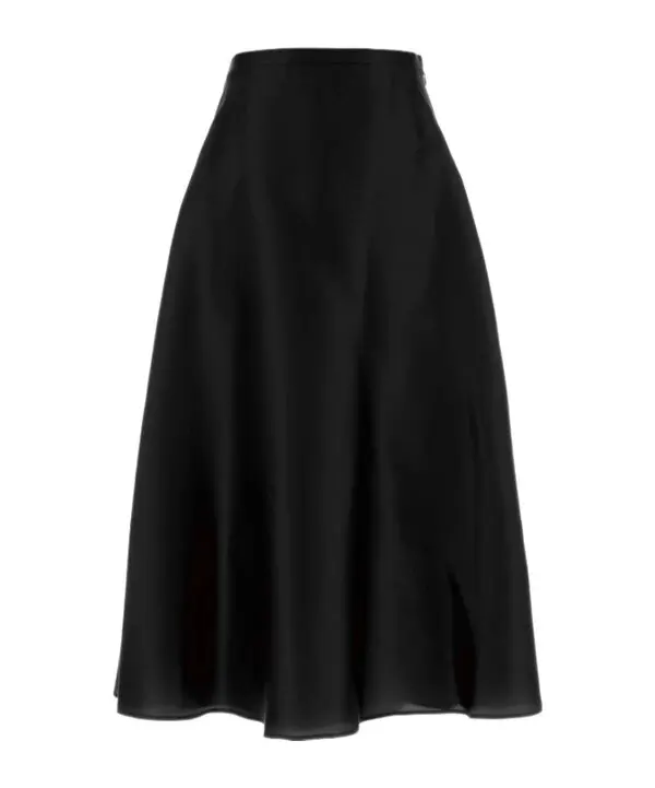 Alberta Ferretti A-line Midi Skirt