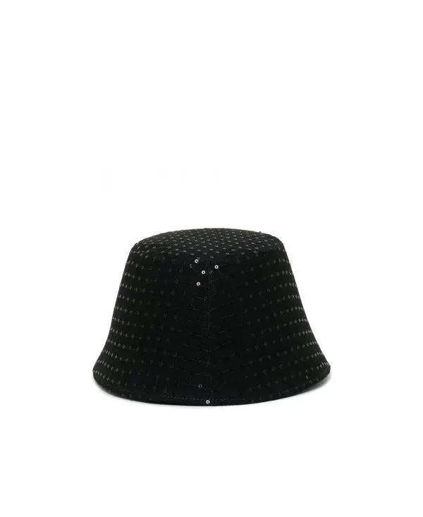 MAISON MICHEL Sequined Bucket Hat