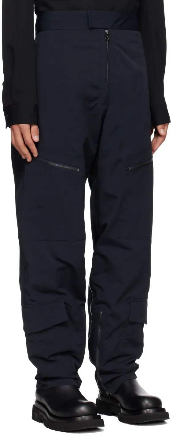 Bottega Veneta All-over Zip Detailed Trousers - Black
