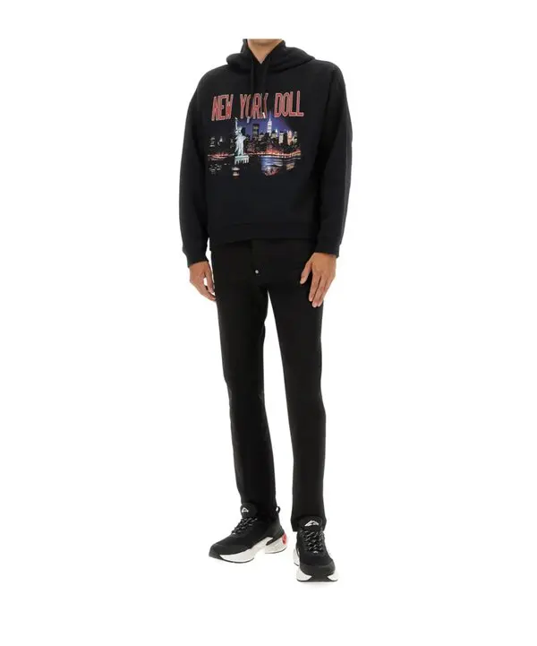 Dsquared2 Graphic Print Drawstring Hoodie