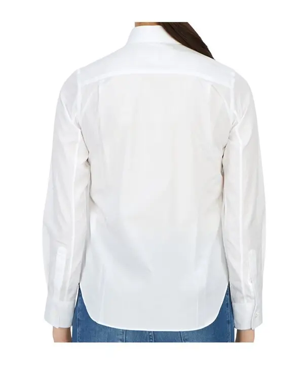 Comme Des Garçons Classic Collar Long Sleeve Shirt - White