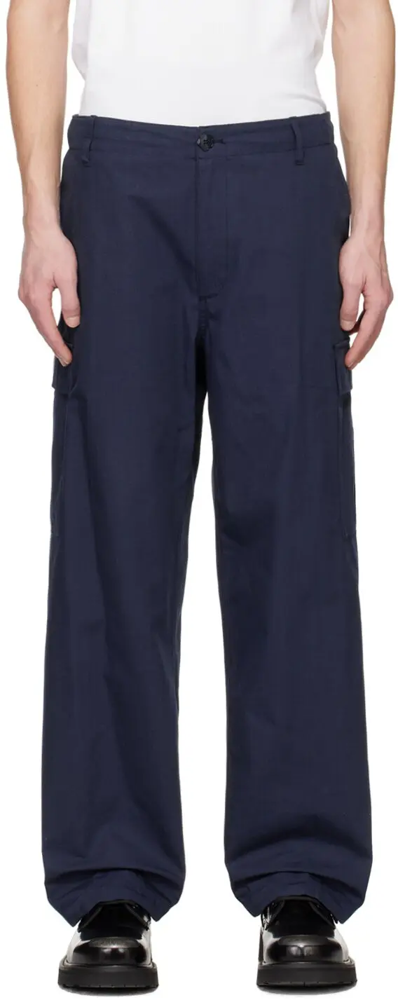 Kenzo Mid-rise Straight-leg Cargo Trousers