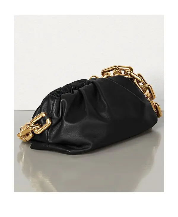 Bottega Veneta The Chain Pouch Shoulder Bag - Black