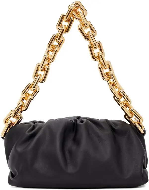 Bottega Veneta The Chain Pouch Shoulder Bag - Black
