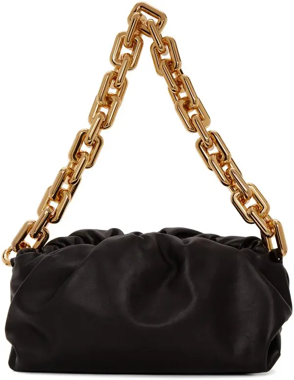 Bottega Veneta The Chain Pouch Shoulder Bag - Black