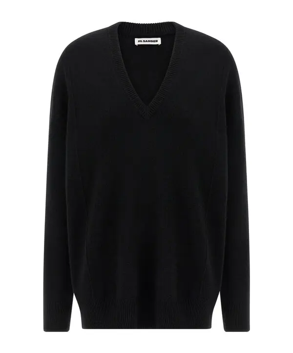 JIL SANDER Long Sleeve V-neck Jumper