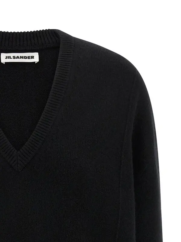 JIL SANDER Long Sleeve V-neck Jumper