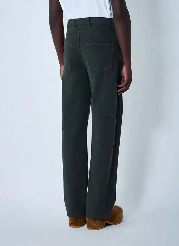 Dries Van Noten Pressed Crease Trousers - Black