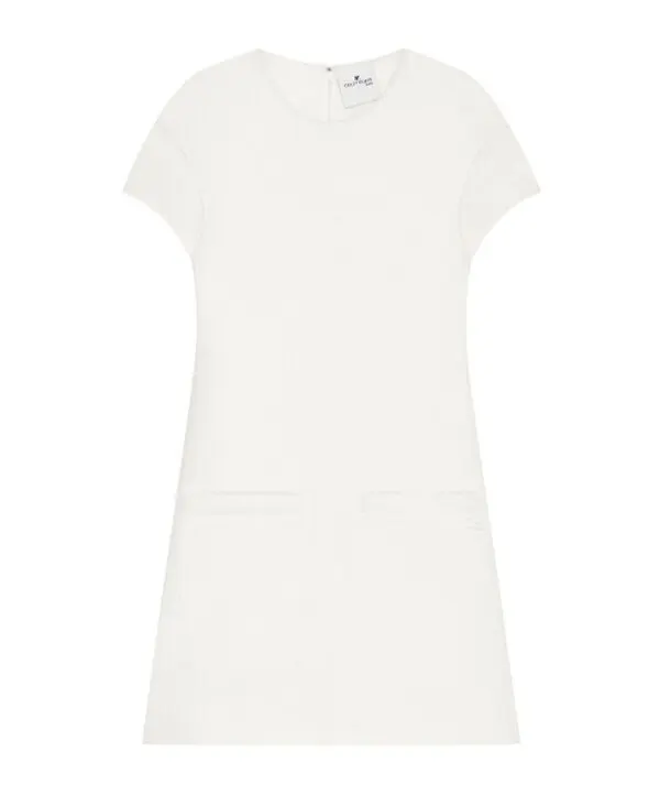 COURREGES A-line Mini Dress - Inheriting White