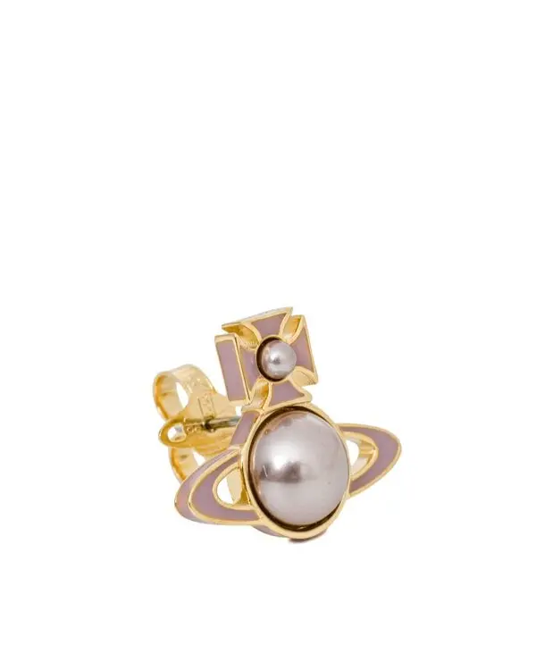 VIVIENNE WESTWOOD Orb Pearl Stud Earrings