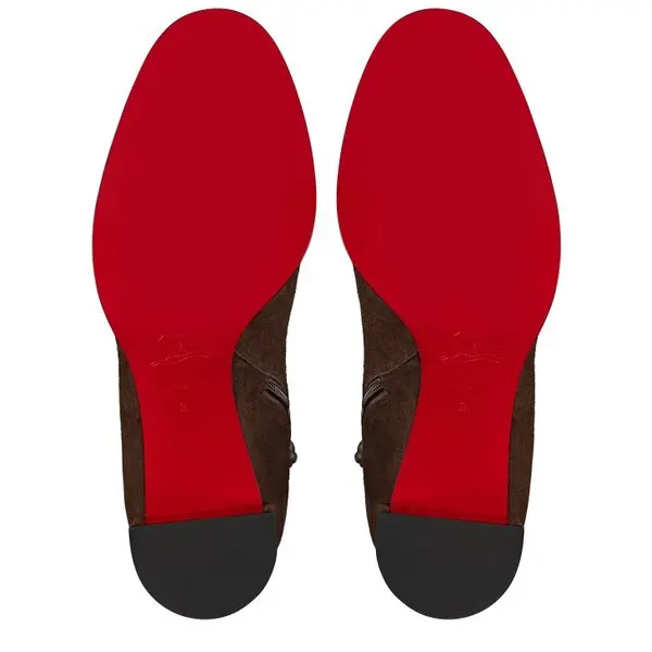 CHRISTIAN LOUBOUTIN Suede 70mm Lock Boots
