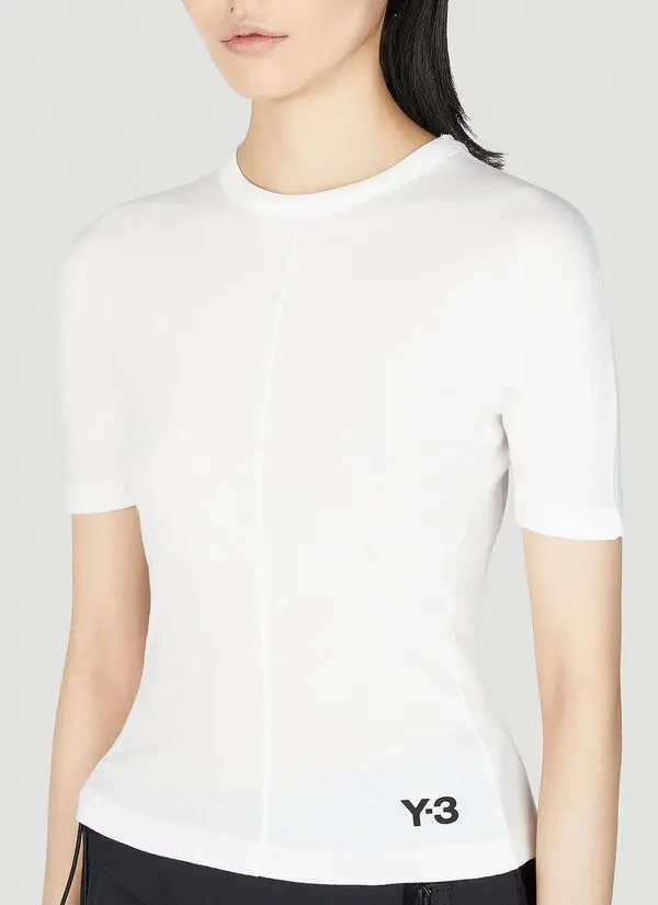 Y3 Short Sleeve Crewneck Top - No