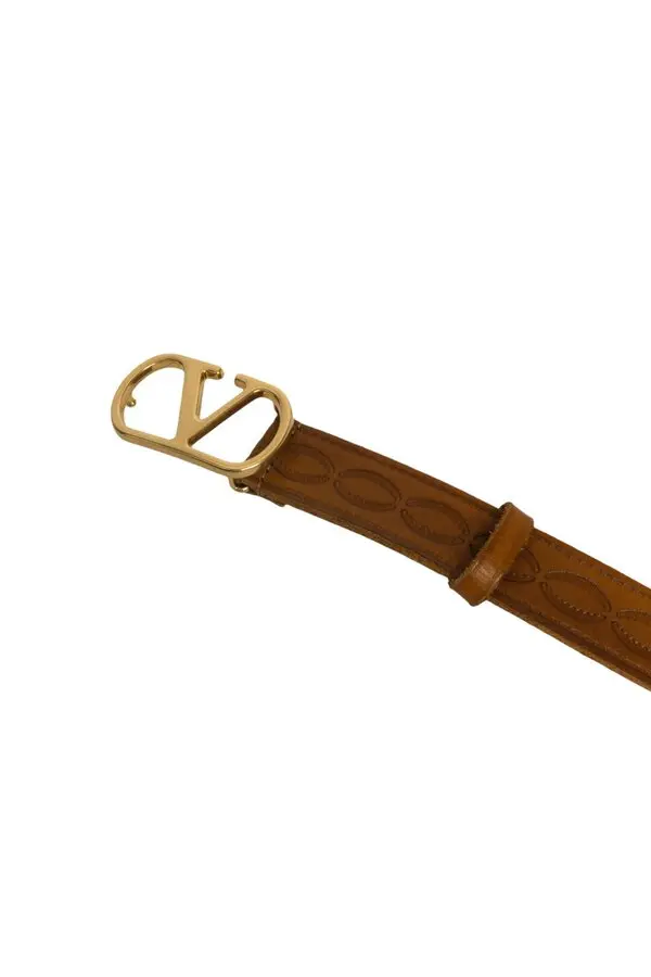 Valentino Garavani Vlogo Signature Belt - Brown