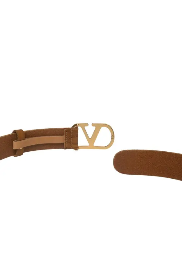 Valentino Garavani Vlogo Signature Belt - Brown