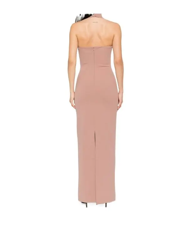 Solace Sleeveless Maxi Dress With Concealed Rear Zip And Slits