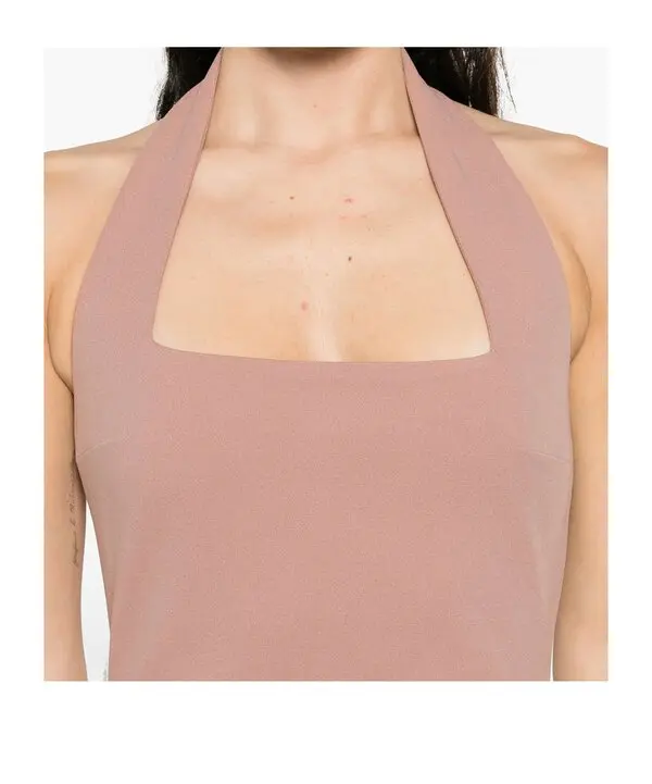 Solace Sleeveless Maxi Dress With Concealed Rear Zip And Slits
