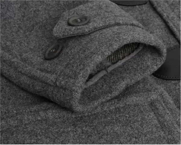 Burberry Long-sleeved Lapel Coat With Toggle Closures