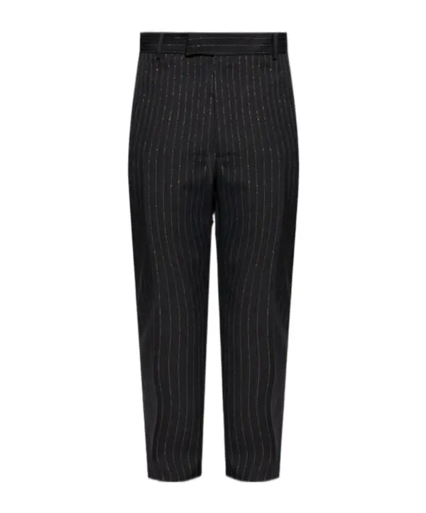 Alexander McQueen Lurex Thread Tailored Trousers