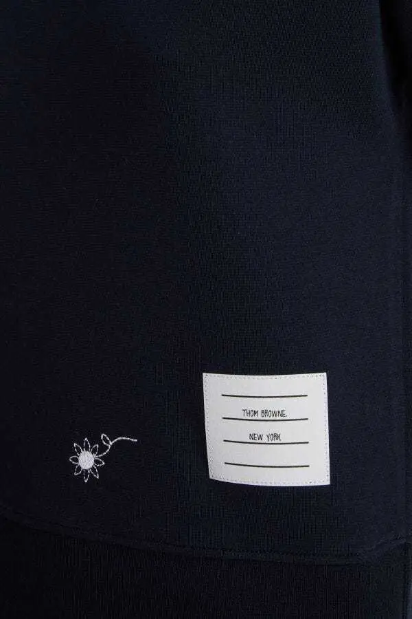 Thom Browne Floral Embroidery T-shirt