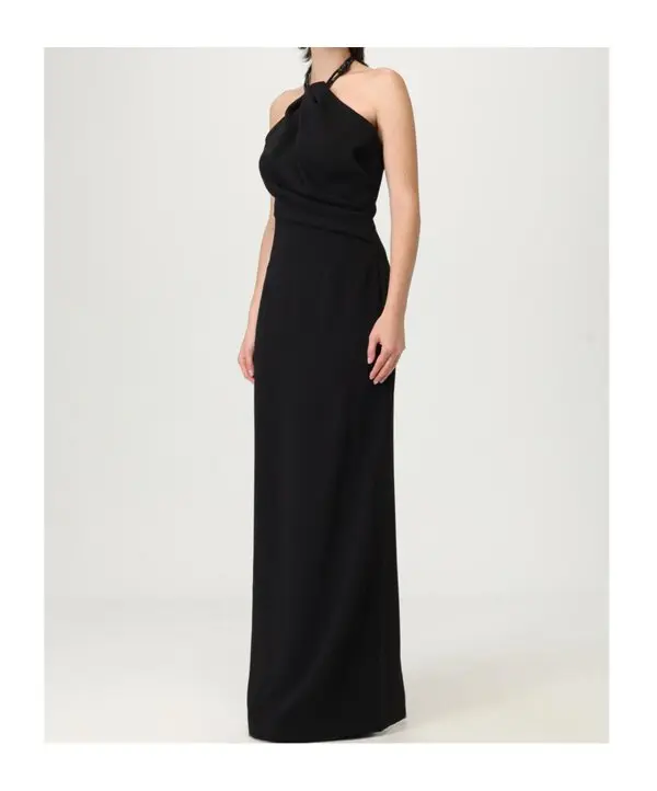 Solace Riva Halterneck Draped Maxi Dress