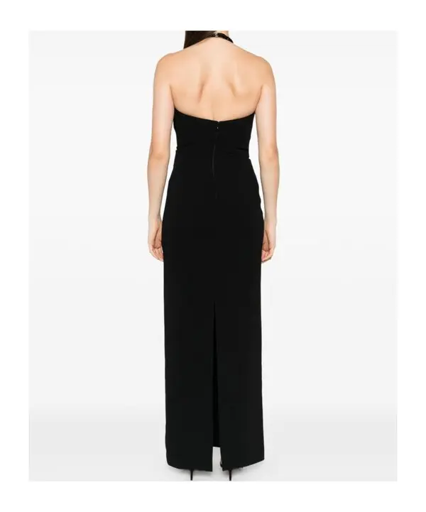 Solace Riva Halterneck Draped Maxi Dress