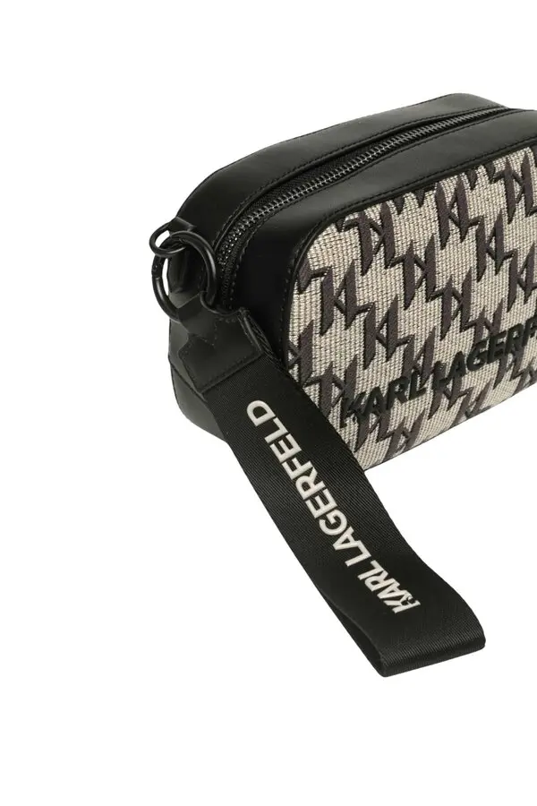 Karl Lagerfeld Monogram Shoulder Bag