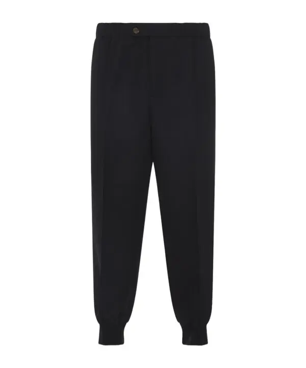 LANVIN Elasticated-cuff Straight Leg Trousers