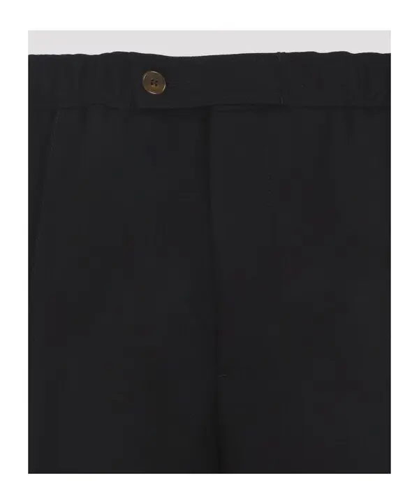 LANVIN Elasticated-cuff Straight Leg Trousers