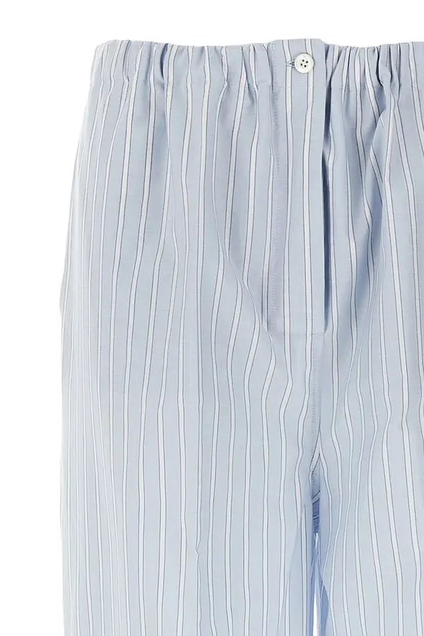 Prada Striped Straight Leg Trousers
