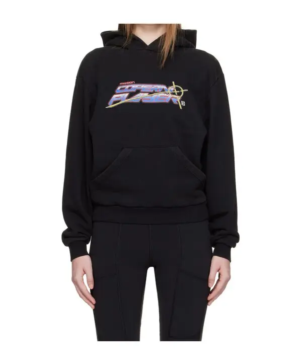 Coperni Long Sleeve Logo Print Hoodie
