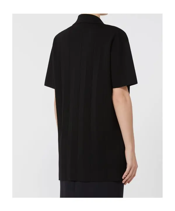 Max Mara Short-sleeved Drawstring Polo Shirt