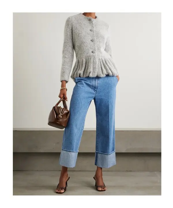 PATOU Denim Trousers With Belt Loops