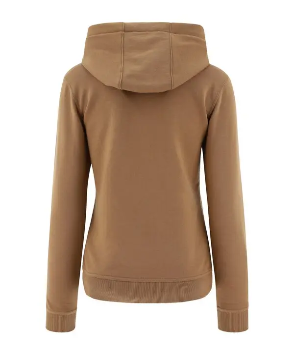 Burberry Logo Patch Drawstring Hoodie