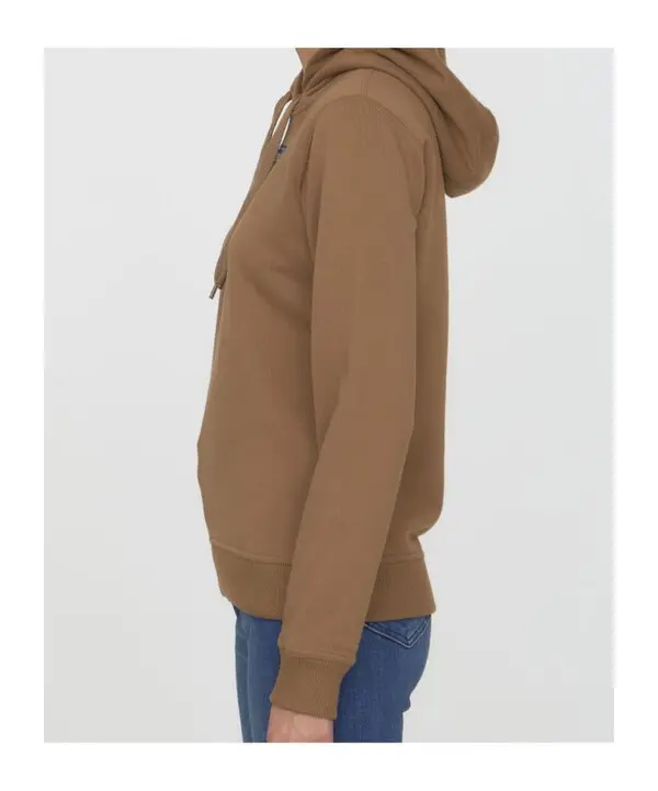 Burberry Logo Patch Drawstring Hoodie