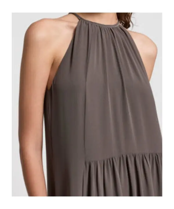 Peserico Punto Luce Halterneck Maxi Dress