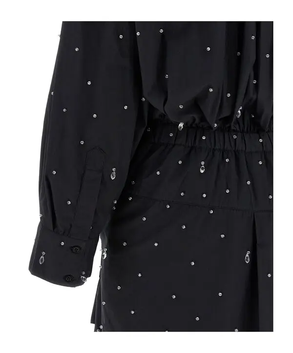 Giuseppe Di Morabito Embellished Long-sleeve Shirt Dress