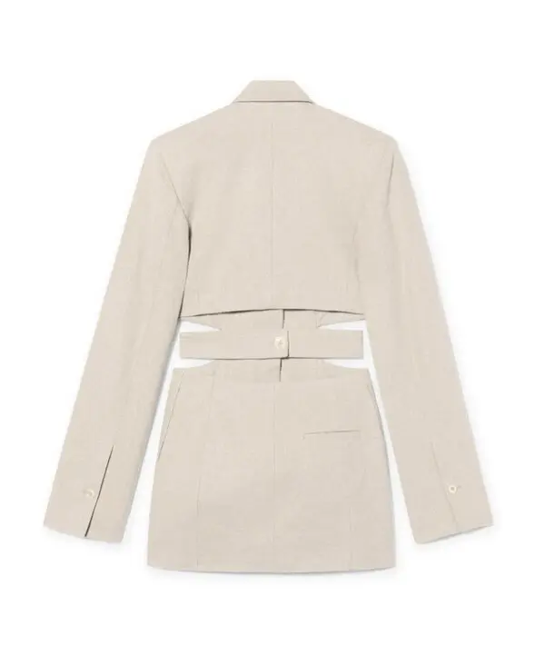 Jacquemus Cut-out Blazer Mini Dress - No